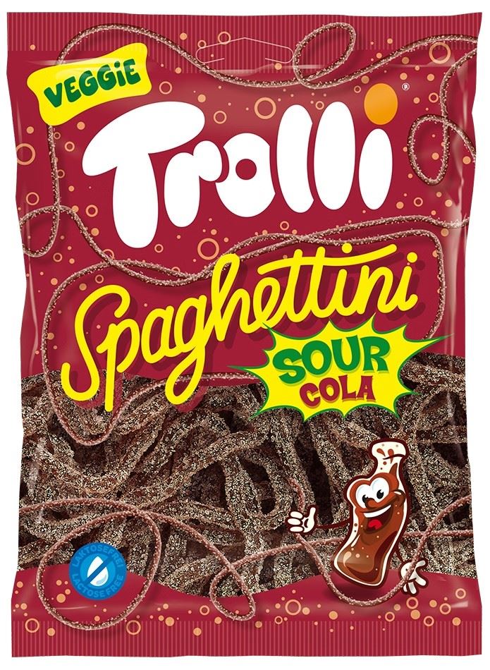 Trolli Spaghettini Sour Cola 100g - veggie