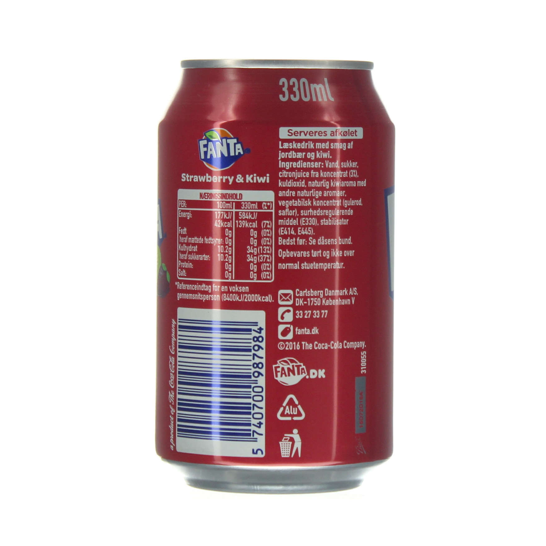 Fanta Strawberry Nutrition Facts