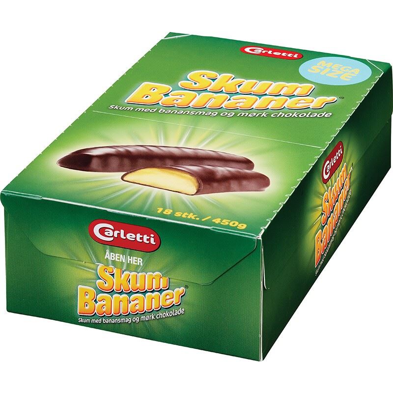 Carletti Skumbananer 450g