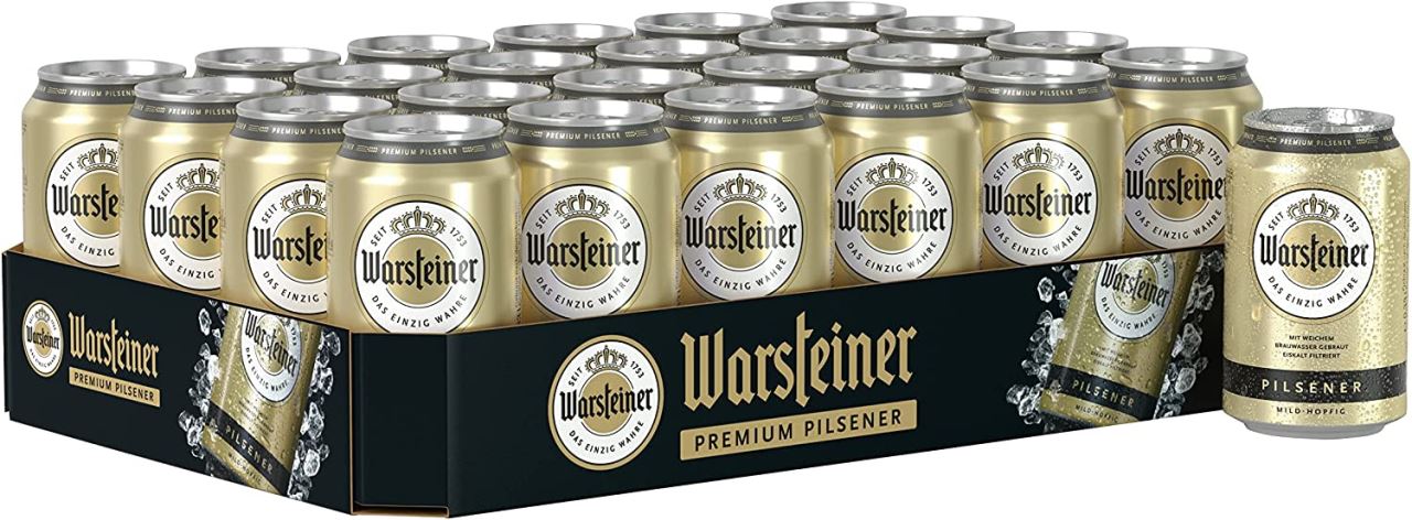 Warsteiner Premium Beer 4,8% 24x330ml Can