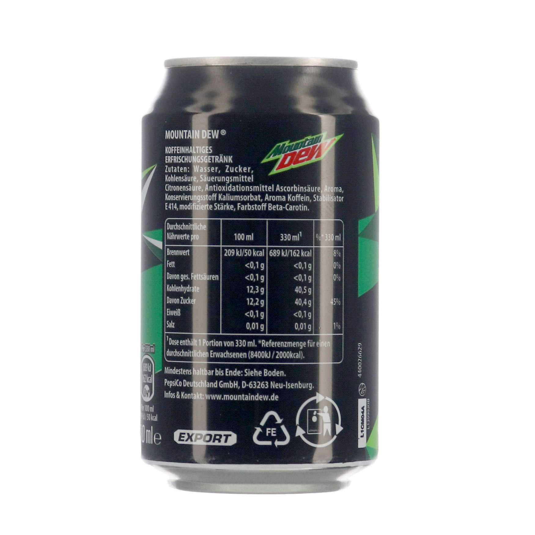 Mountain Dew 24x330ml Can