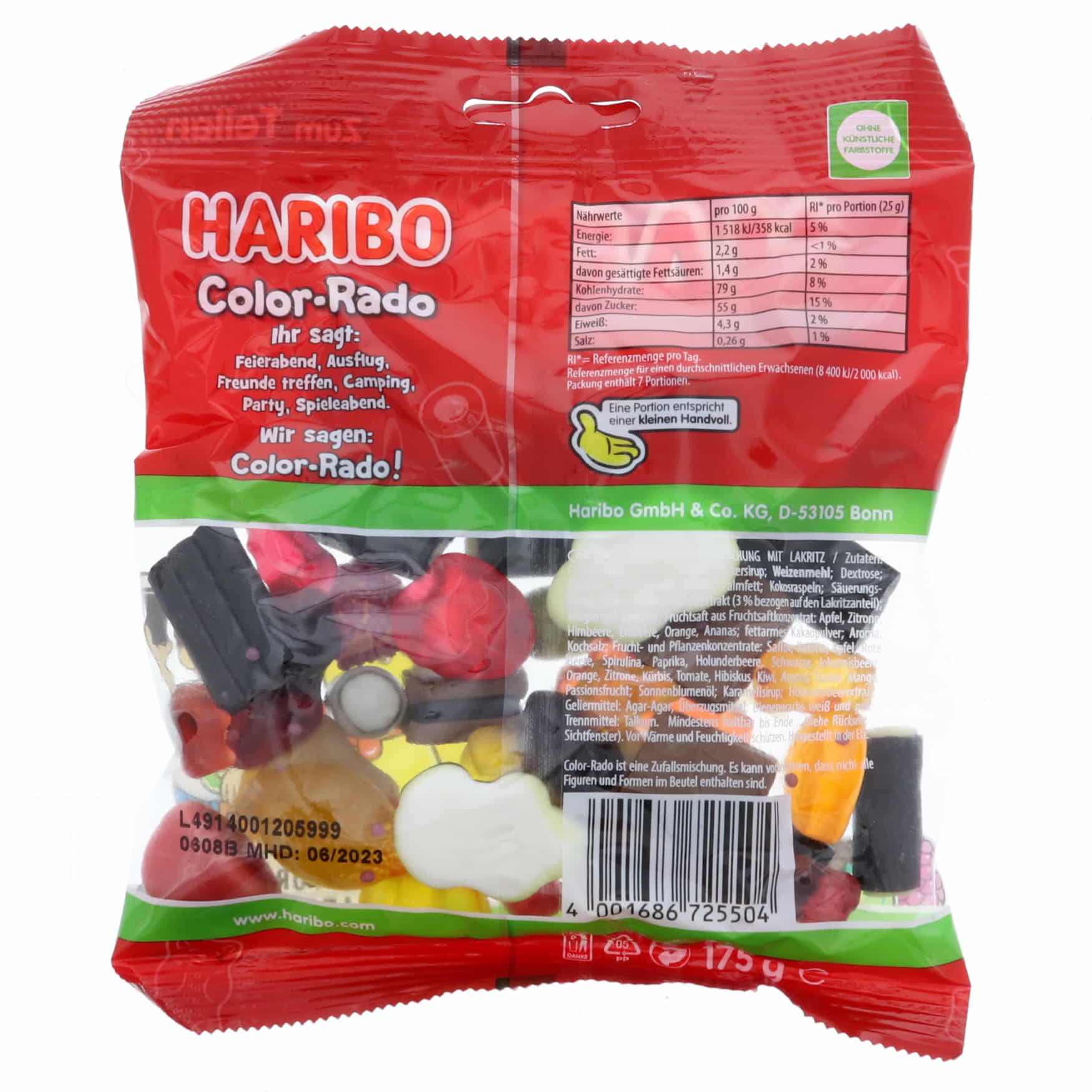 Haribo Color-Rado 175g