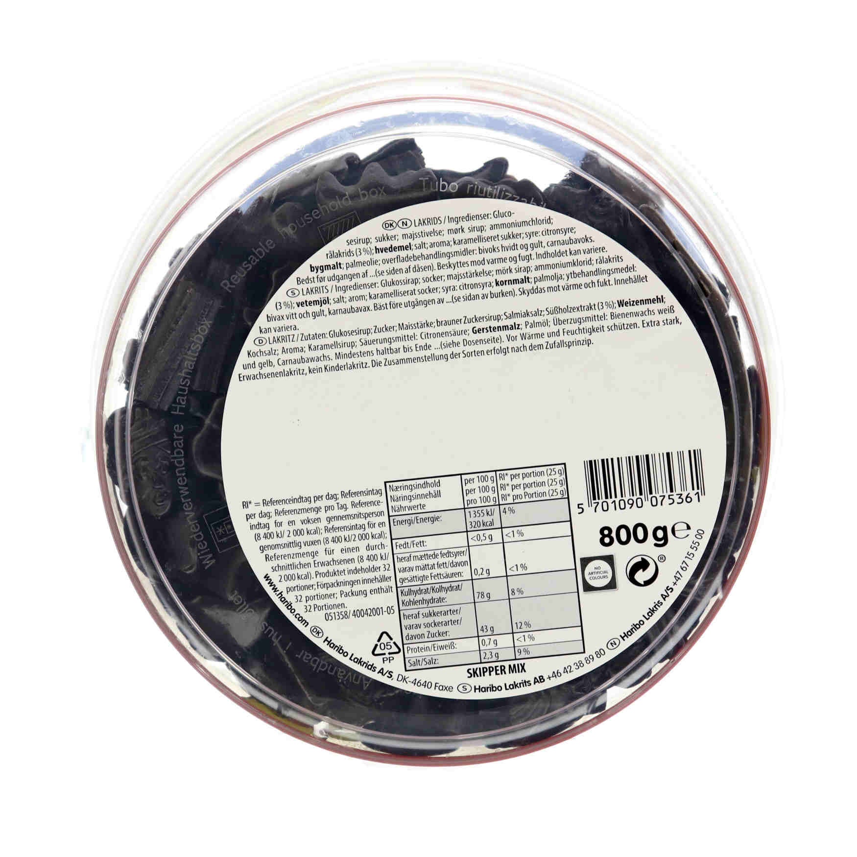 Haribo Skipper Mix 800g Disp.