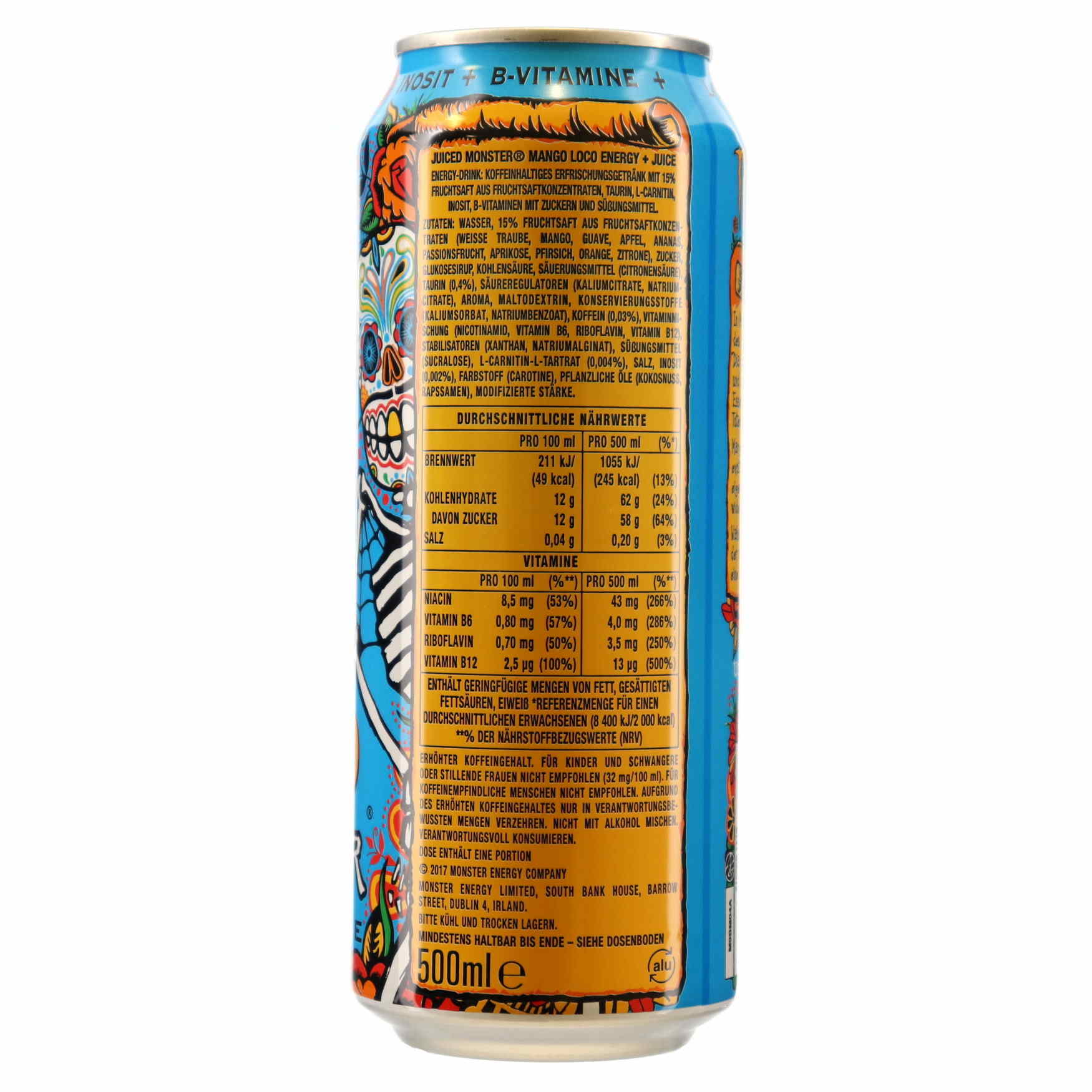 Monster Energy Mango Loco 12x500ml Can CCEP