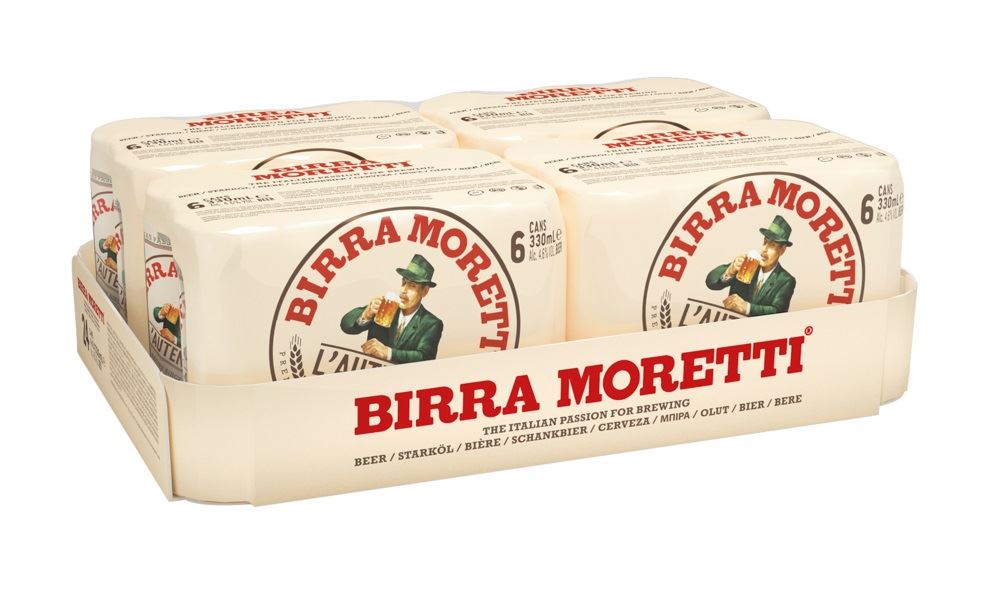 Birra Moretti 4,6% 24x330ml Can