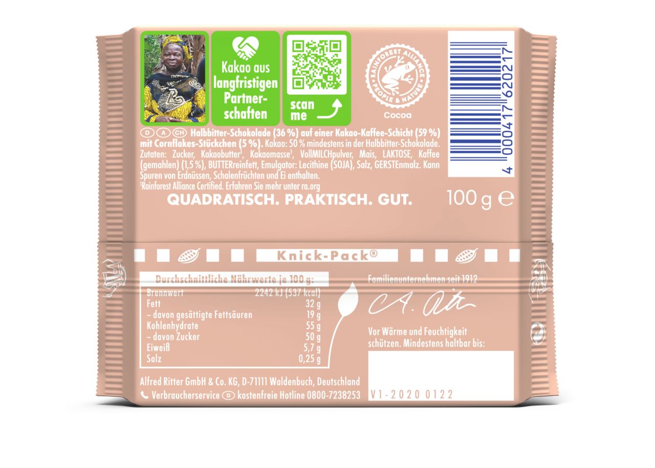 Ritter Sport Kaffee Knusper 100g