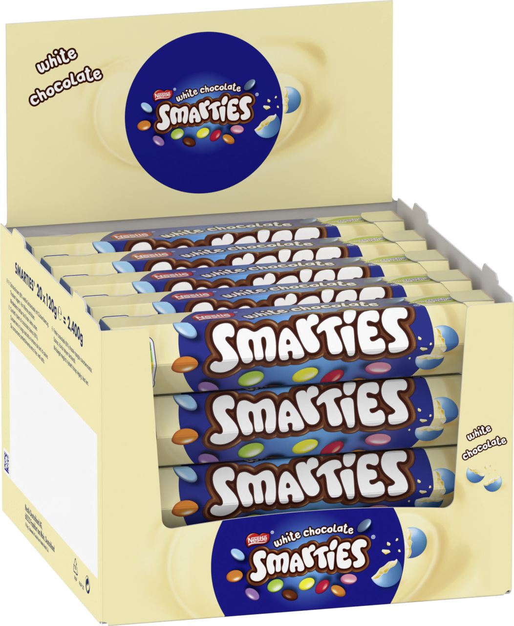 Smarties Riesenrolle White Chocolate 120g