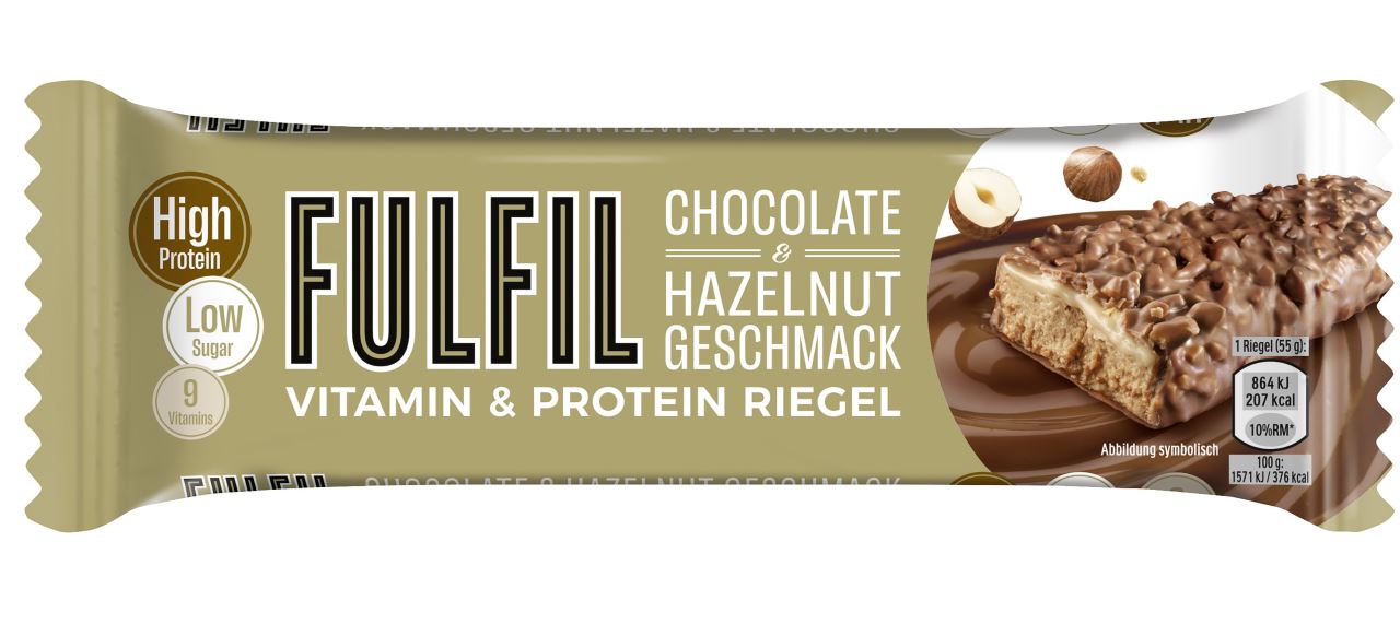 FulFil Vitamin & Protein Riegel Chocolate & Hazelnut 55g