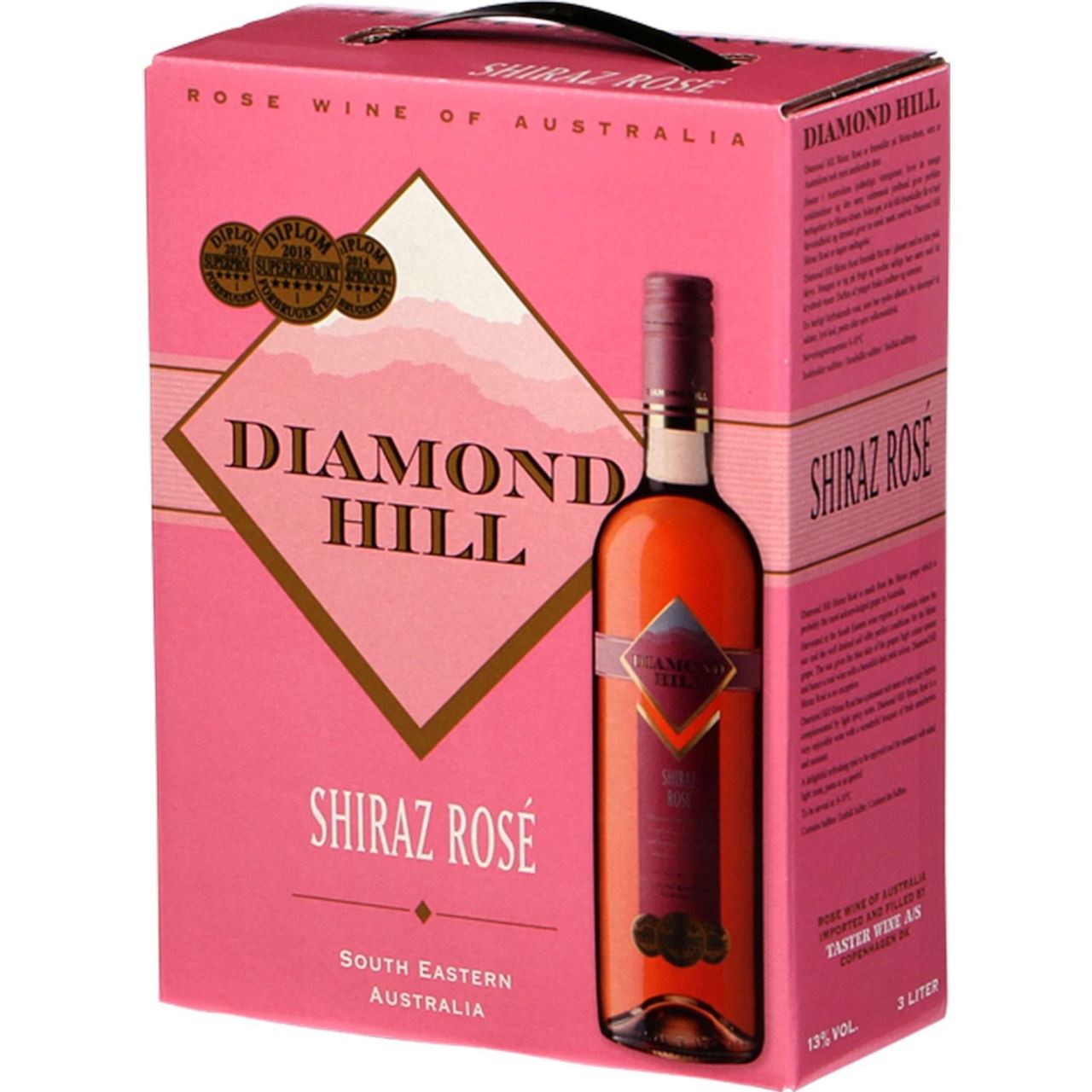 Diamond Hill Shiraz Rosé 13% - 3l BiB Disp.