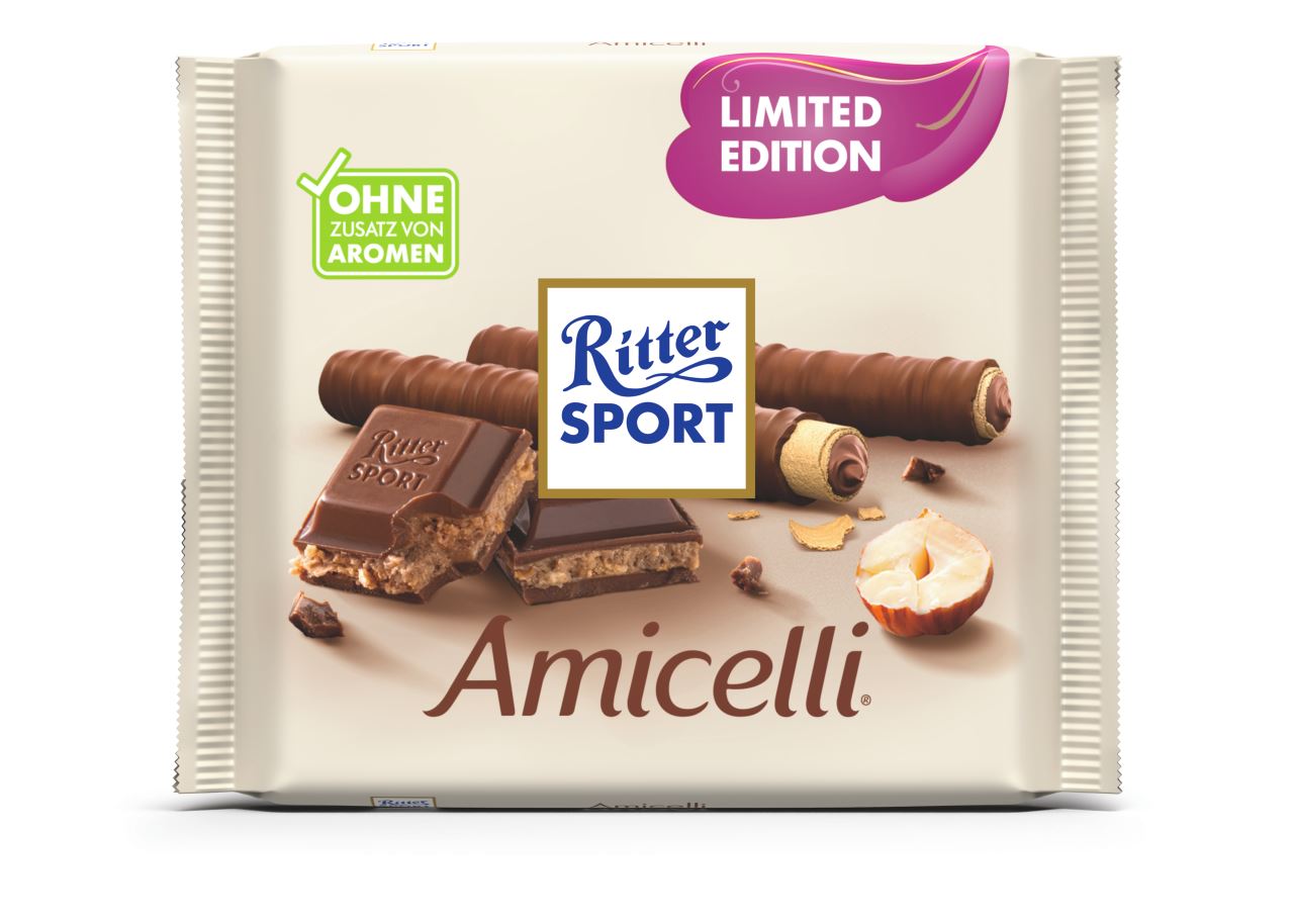 Ritter Sport Amicelli 100g - Limited Edition