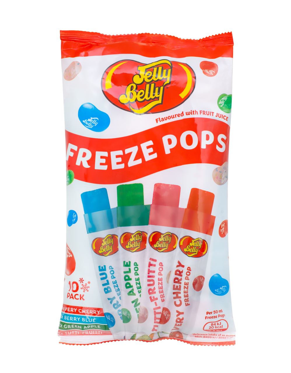 Jelly Belly Freeze Pops 10x50ml
