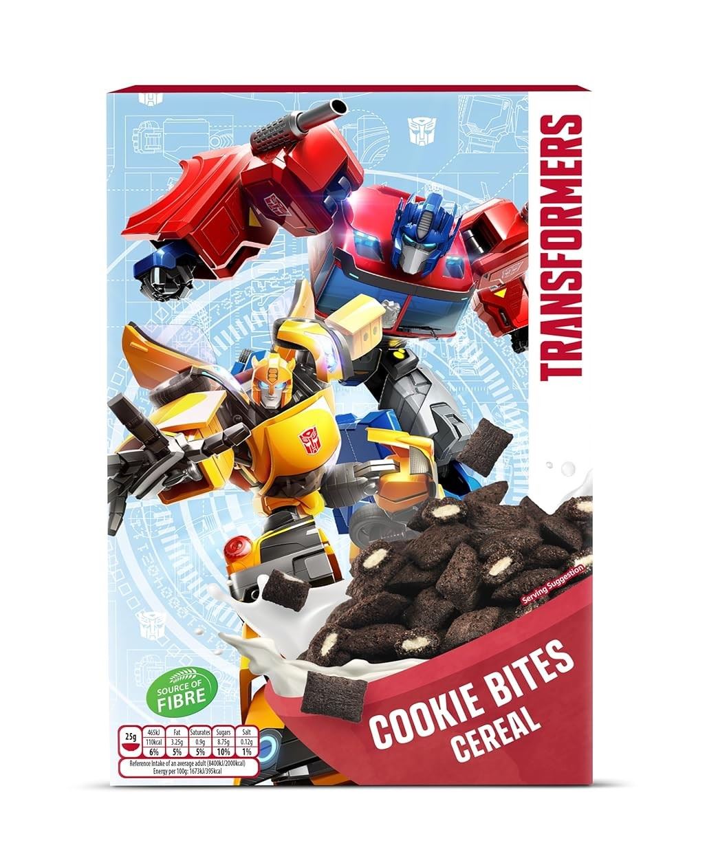 Transformers Cookie Bites Cereal 375g