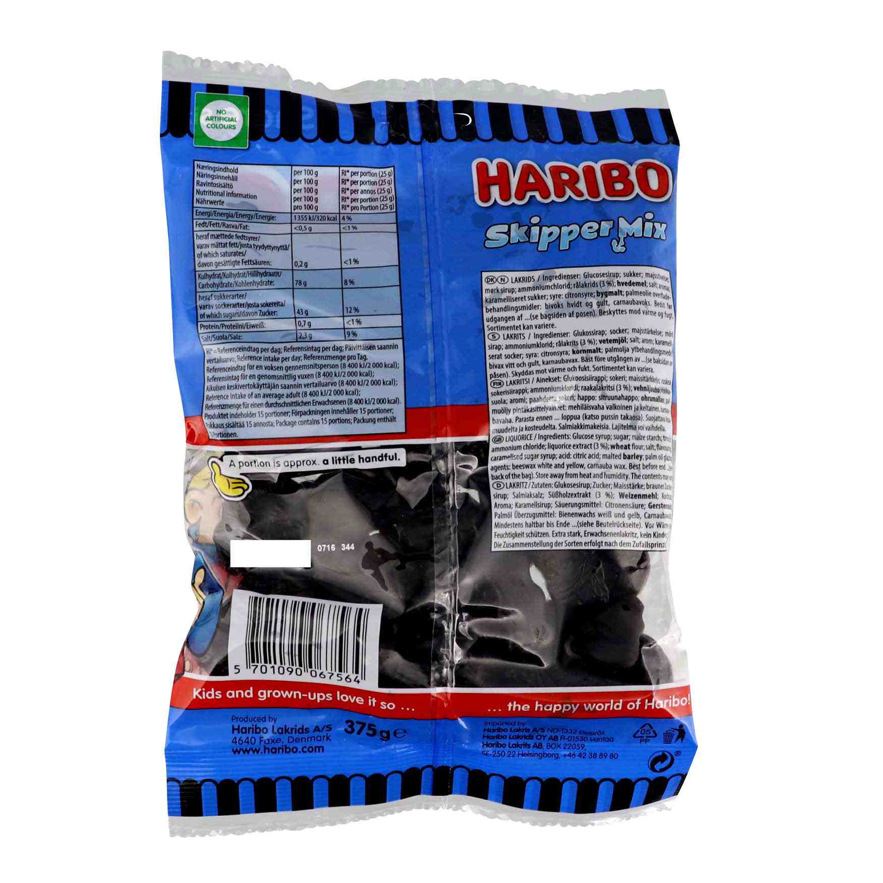 Haribo Skipper Mix 375g