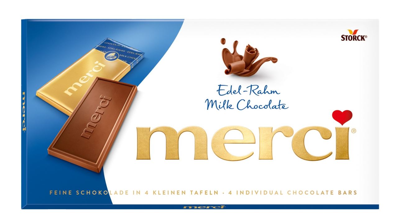 merci Milk Chocolate 4pcs. 100g