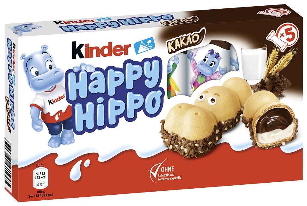 Kinder Happy Hippo Cacao T5 103,5g